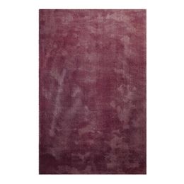 Teppich &raquo;Sienna&laquo; rechteckig 20 mm H&ouml;he Hochflor, Microfaser, uni, weich & kuschelig, Wohnzimmer, Schlafzimmer rot Polyester B : 120cm 1 Stk., 20mm, L: