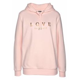Buffalo Kapuzensweatshirt in hellrosa | Gr.: 36-38