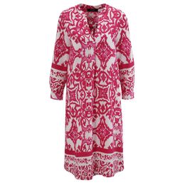 Aniston SELECTED Blusenkleid in pink-wei&szlig;-hellpink | Gr.: 40