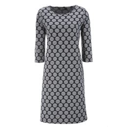 Aniston SELECTED Jerseykleid in dunkelblau-grau | Gr.: 38