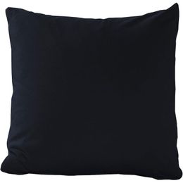 Primera Kissenbezug &raquo; Mako-Feinjersey Kissenbezug im Doppelpack&laquo; In vielen Uni-T&ouml;nen schwarz Feinjersey, Obermaterial: 100% Baumwolle B/L: 40cm x 40cm, 2 Stk.