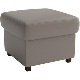 Sit & More sit&more Polsterhocker &raquo;Montego&laquo; beige B/H/T: 58cm x 46cm x 58cm, NaturLEDER