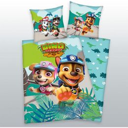 PAW PATROL Wendebettw&auml;sche &raquo;&laquo; mit tollem Motiv bunt Renforc&eacute;, Obermaterial: 100% Baumwolle B/L: 135cm x 200cm, 1 Stk., 1 Stk., Renforc&eacute;, B/L: 80cm x 