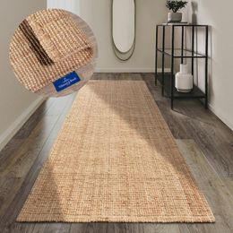 Villeroy & Boch Teppich &raquo;Rosalie Juteteppich&laquo; rechteckig 10 mm H&ouml;he L&auml;ufer, 100% Jute, Natur, Wohnzimmer, Esszimmer, Schlafzimmer, GRS beige Jute B : 80cm 1 Stk., 