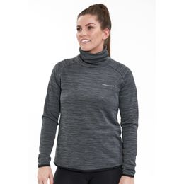Endurance Herren Langarmshirt "Littao", schwarz, Gr. 46, meliert, unifarben, 100% Polyester, Shirts, mit Quick Dry-Technologie