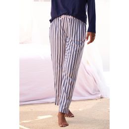 s.Oliver Damen s.Oliver Pyjamahose mit sch&ouml;nem Allover-Print schwarz-wei&szlig; 32/34, N-Gr