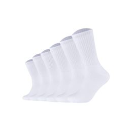 s.Oliver Herren Kurzsocken "Socken Essential Socks in Box 5P 6er Pack", Gr. 35, wei&szlig;, Obermaterial: 78% Baumwolle CO. 20% Polyester PES. 2%