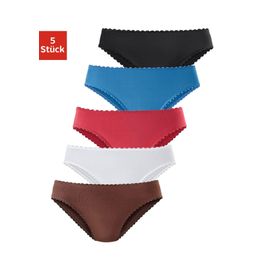 Damen Jazz-Pants Slips, PETITE FLEUR BY LASCANA, Gr. 36, bunt, Microfaser, Obermaterial: 92% Polyamid, 8% Elasthan, unifarben, Unterhosen, aus