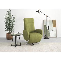 Sit & More sit&more TV-Sessel &raquo;Grenoble, inkl. Kopfteilverstellung&laquo; wahlweise mit 2 Motoren, Akku & Aufstehhilfe gr&uuml;n Flachgewebe, elektrisch verstellbar,mit 