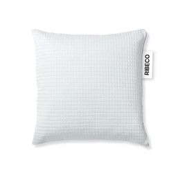 Ribeco Kopfkissen &raquo;Olaf, 40x80 & 80x80 cm erh&auml;ltlich&laquo; F&uuml;llung: Polyester 1 Stk. tlg. mit k&uuml;hlender Sommer- und weicher Winterseite! wei&szlig; Bezug: 50% 