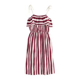 Next Kleid Damen Gr&ouml;&szlig;e 34 bordeaux / wei&szlig;