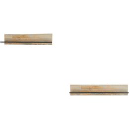 Home Affaire Wandregal &raquo;Sherwood&laquo; Breite 160 cm, in modernem Holz Dekor, 28 mm starke Ablageb&ouml;den braun Holzwerkstoff B/H/T: 160cm x 30cm x 22cm