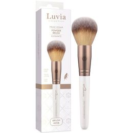Luvia Cosmetics Damen Puderpinsel &raquo;POWDER BRUSH&laquo; Nurai-Pinselhaare, fluffig, sanft, f&uuml;r loses und gepresstes Puder. braun Einheitsgr&ouml;&szlig;e