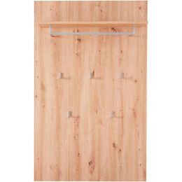 Innostyle Garderobenpaneel &raquo;Fun Garderobenpaneel, 84x135x27cm (B/H/T)&laquo; 1 Stk. tlg. 1 Boden mit Kleiderstange, 5 Haken braun Holzwerkstoff, MDF B/H/T: 84cm x 