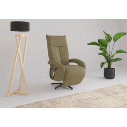 Sit & More sit&more TV-Sessel &raquo;Zoe, inkl. Kopfteilverstellung & 360&deg; Drehfunktion&laquo; wahlweise mit 2 Motoren, Akku & Aufstehhilfe gr&uuml;n 100% Polyester Chenille,mit 