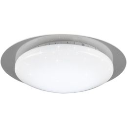 REALITY LEUCHTEN LED Deckenleuchte &raquo;Joleen&laquo; LED-Board 1 Stk. Farbwechsler &Oslash; 35 cm mit RGB Backlight, Starlight-Effekt, inkl. Fernbed., Dimmer wei&szlig; 1, 