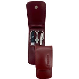 Pfeilring Pfeilring Manik&uuml;re-Etui mit Schere, Pinzette und Nagelpfleile braun B/H/T: 80mm x 125mm x 30mm 3 Stk.