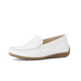 Gabor Damen Mokassin "Mokassin", Gr. 42, wei&szlig;, Schuhe