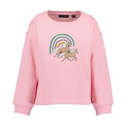 Blue Seven M&auml;dchen Sweater "Sweatshirt", rosa, Gr. 116, 100% Baumwolle, Sweatshirts