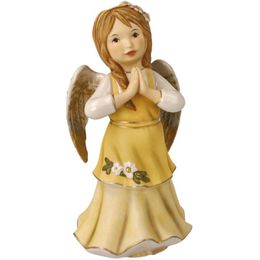 Goebel Engelfigur &raquo;Schutzengel Gloria - Engel der Freude, Weihnachtsdeko, H&ouml;he ca. 16 cm&laquo; Sammlerfigur, Weihnachtsfigur, Dekofigur aus Steingut bunt Steingut