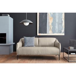 W.Schillig 2,5-Sitzer &raquo;sally Designsofa, Loungesofa, bequem, schmale Armlehnen, Breite 174cm&laquo; mit Metallf&uuml;&szlig;en in Schwarz pulverbeschichtet, Breite 174