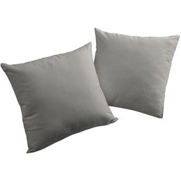 Adam Dekokissen &raquo;Uni Light Collection&laquo; im Uni Design grau Obermaterial: 100% Baumwolle B/L: 40cm x 40cm, 1 Stk.