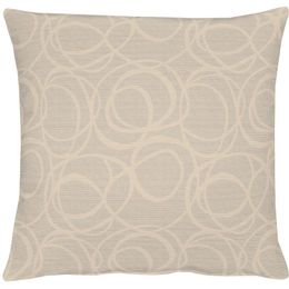 Apelt Dekokissen &raquo;4195 Pique Uni&laquo; Kissenh&uuml;lle mit F&uuml;llung, 1 St&uuml;ck beige Mischgewebe B/L: 39cm x 39cm, 1 Stk.