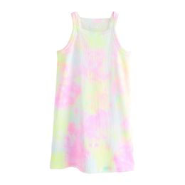 next Kleid M&auml;dchen Gr&ouml;&szlig;e 146 pastellgelb / hellgr&uuml;n / pflaume / rosa