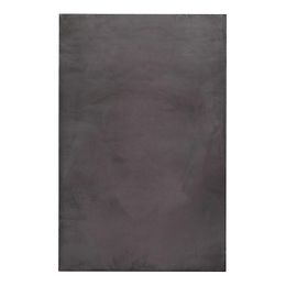 Wecon home Basics Teppich &raquo;Anna&laquo; quadratisch 25 mm H&ouml;he Hochflorteppich, getuftet, modern, einfarbig, flauschig, Wohnzimmer grau Polyester B : 200cm 1