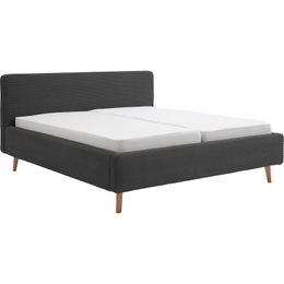 Meise M&ouml;bel meise.m&ouml;bel Polsterbett &raquo;Mattis&laquo; Topseller, wahlweise mit Bettkasten grau Bezug Bett: Cord (100% Polyester) Liegefl&auml;che L&auml;nge B: 200cm x 180cm, Cord 