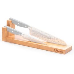 Genius Messerblock &raquo;Nicer Dicer Knife Pro&laquo; perfekter Aufbewahrungsort f&uuml;r Messer, Bambus beige Einheitsgr&ouml;&szlig;e