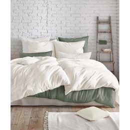Fleuresse Bettw&auml;sche &raquo;Provence in Gr. 135x200, 155x220 oder 200x200 cm&laquo; 2 Stk. Halbleinen, 50% Baumwolle, 50% Leinen, Gr. 135x200, 155x220, 200x200cm 