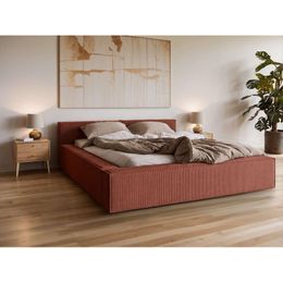 Home Affaire Polsterbett &raquo;LAUREDA Bettgestell mit Lattenrost, in 4 Breiten- 140, 160, 180, 200cm&laquo; mit Kopfteil und Bettkasten, ohne Matratze 83% 