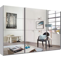 wimex Schwebet&uuml;renschrank &raquo;England&laquo; 3-t&uuml;rig, mit vollverspiegelter Schrankfront, in diversen Breiten wei&szlig; Holzwerkstoff Wei&szlig;, B/H/T: 360cm x 236cm x 65cm, 