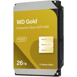 Western Digital WD interne HDD-Festplatte &raquo;WD261KRYZ&laquo; 3.5 26 TB Anschluss SATA gold Komponente f&uuml;r Server/Arbeitsstation