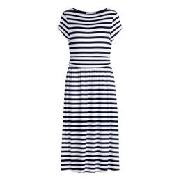 BETTY & CO BETTY & CO Jerseykleid mit Streifen in Dunkelblau/Wei&szlig; | Gr.: 42