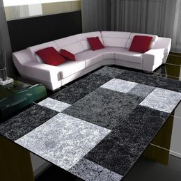Ayyildiz Teppiche Teppich &raquo;Hawaii 1330, auch als L&auml;ufer&laquo; rechteckig 13 mm H&ouml;he Kurzflor, handgearbeiteter Konturenschnitt, Wohnzimmer schwarz Kunstfaser B : 280cm 1 Stk