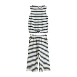 The Set Set: Top und Hose M&auml;dchen Gr&ouml;&szlig;e 110 navy / wei&szlig;