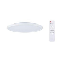Paulmann LED Panel &raquo;Atria Shine 3000K IP20 rund RGB+ dimmbar&laquo; LED-Modul 1 Stk. Tageslichtwei&szlig; Farbwechsler, Farbsteuerung wei&szlig; 1, &Oslash; 29cm H: 2,5cm, 1 Stk.