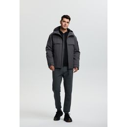 Luhta Herren Softshelljacke "HUKKALA", grau, Gr. 48, Obermaterial: 95% Polyester, 5% Elasthan, Jacken, wasserabweisendes Obermaterial, mit