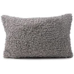 G&ouml;zze Dekokissen &raquo;Curly Kissen Rolf&laquo; grau Polyester B/L: 30cm x 50cm, 1 Stk.