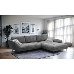 exxpo - sofa fashion Ecksofa &raquo;Biarritz modern und elegantes Mega Sofa mit tollem Sitzkomfort, L-Form&laquo; XXL&ndash; Longchair Ecke in hochwertiger Verarbeitung