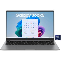 Samsung Notebook &raquo;Galaxy Book5 (NP750X) 15,6'' Ultra 7 16GB/512GB&laquo; 39,6 cm / 15,6 &prime;&prime; Intel Ultra 7 Intel Graphics 512 GB SSD grau 16 GB RAM und 512 GB 