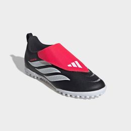 M&auml;dchen Fu&szlig;ballschuh "PREDATOR CLUB KINDER- F&Uuml;R ROLLRASEN MIT UMSCHLAGBARER ZUNGE", adidas Performance, Gr. 38,5, pink, Synthetik, Schuhe, f&uuml;r Kinder