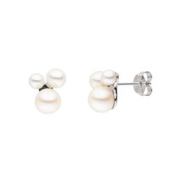 Firetti Damen Perlenohrringe &raquo;Schmuck Geschenk Ohrschmuck Perle&laquo; Made in Germany - mit S&uuml;&szlig;wasserzuchtperle bunt Perlen Silber 925 (Sterlingsilber)