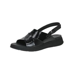 Caprice Sandale in BLACK NAPLAK | Gr.: 40