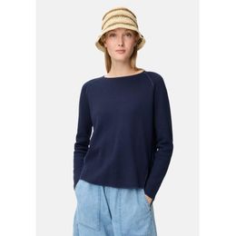 Camel Active Strickpullover mit Rundhalsausschnitt in Dunkelblau | Gr.: XXL