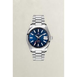 Gant Herren Quarzuhr &raquo;Eastham&laquo; Armbanduhr, Herrenuhr, Edelstahlarmband, analog, Tag blau Einheitsgr&ouml;&szlig;e