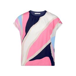 BETTY & CO BETTY & CO Patchwork-Shirt mit Raffung in Ros&eacute;/Pink | Gr.: M