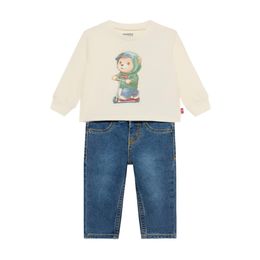 Levi's Kids Set boy size 68 Beige / Blue denim / Green / Red